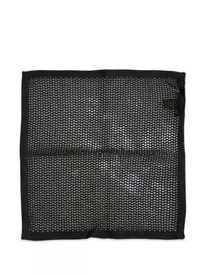 Dolce & Gabbana Mesh-knit Pocket Square - Black