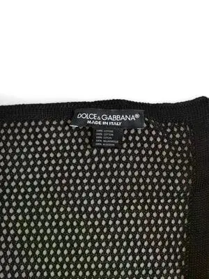 Dolce & Gabbana Mesh-knit Pocket Square