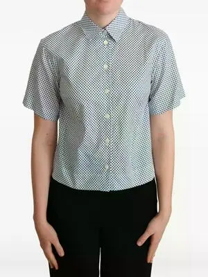 Dolce & Gabbana Polka Dot Cotton Shirt
