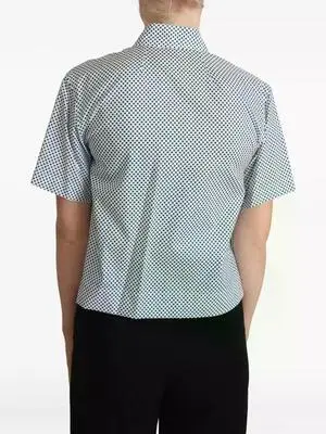 Dolce & Gabbana Polka Dot Cotton Shirt