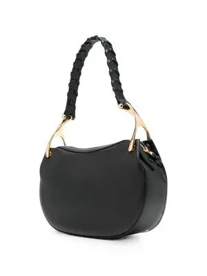 Alexander McQueen Wishbone Shoulder Bag - Black