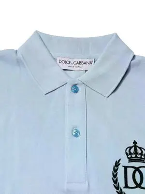 Dolce & Gabbana Logo-embroidered Polo Shirt