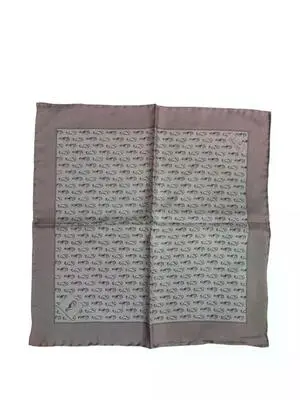 Dolce & Gabbana Seahorse-print Pocket Square - Brown