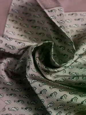 Dolce & Gabbana Seahorse-print Pocket Square
