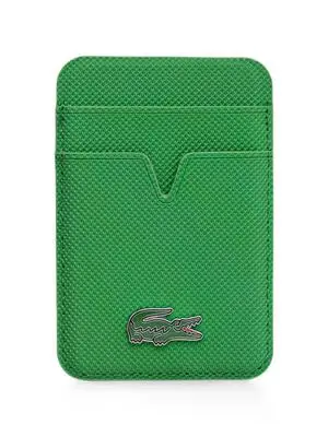 Lacoste Logo-plaque Card Holder - Green