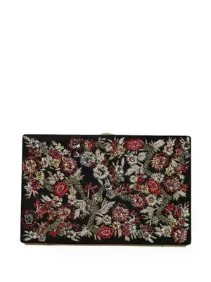 Dolce & Gabbana Floral Embroidered Clutch Bag