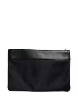 Dolce & Gabbana Leopard Print Jacquard Panel Clutch Bag