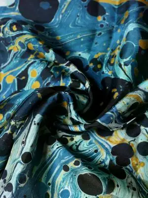 Dolce & Gabbana Marble-print Square Scarf