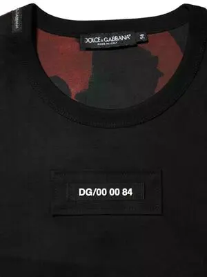Dolce & Gabbana Camouflage-print Logo-patch T-shirt