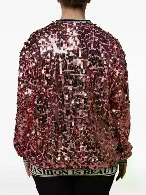 Dolce & Gabbana Sequin Embellished Crewneck Sweatshirt