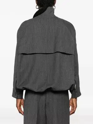 Fabiana Filippi Zip-up High-neck Coat