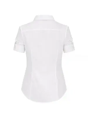 John Galliano Peter Pan Collar Short-sleeved Shirt