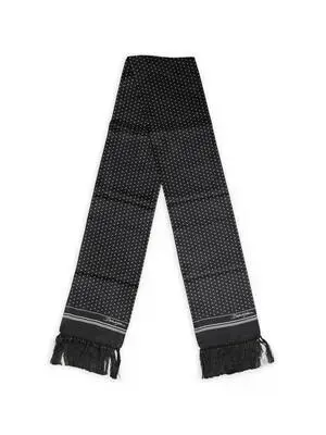 Dolce & Gabbana Polka-dot-pattern Scarf - Black