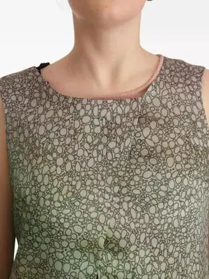 'COMEFORBREAKFAST' Comeforbreakfast Pebble Print A-line Mini Dress