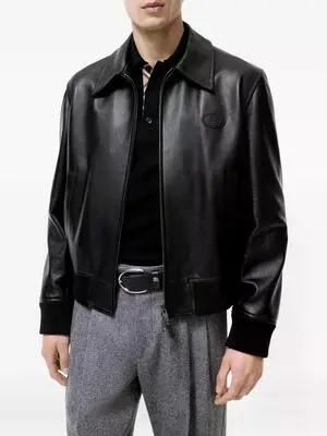 Burberry Leather Harrington Jacket