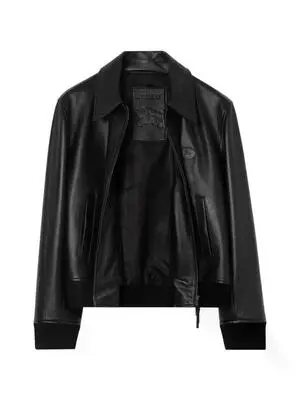 Burberry Leather Harrington Jacket