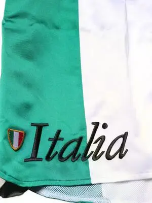 Dolce & Gabbana Italia Logo Embroidered Shorts