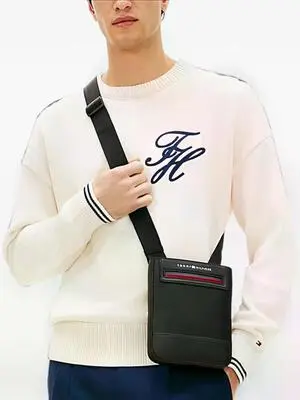 Tommy Hilfiger Logo Print Messenger Bag