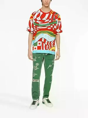 Dolce & Gabbana Graphic-print Cotton T-shirt