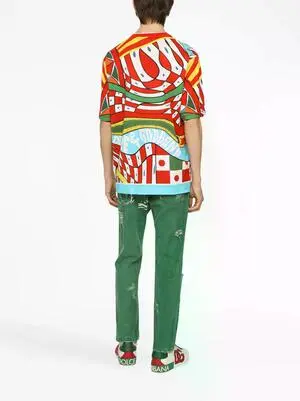 Dolce & Gabbana Graphic-print Cotton T-shirt