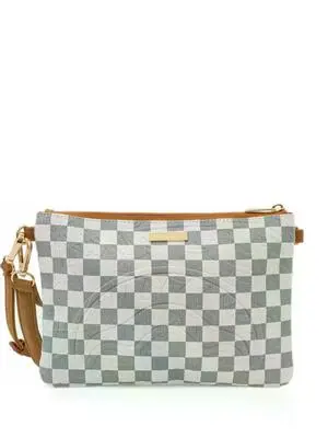 SPRAYGROUND Embossed Check Shoulder Bag