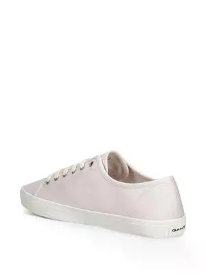 Gant Logo Embroidered Lace-up Sneakers - Pink