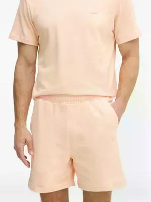 Lacoste Elasticated Waistband Shorts With Side Logo Patch - Pink