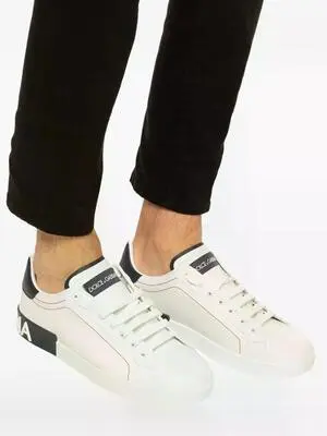 Dolce & Gabbana Portofino Leather Sneakers