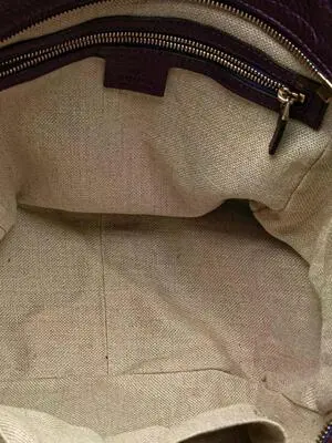 Gucci Metallic Leather Greenwich Hobo Bag