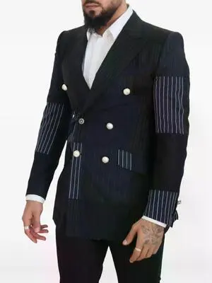 Dolce & Gabbana Patchwork Double-breasted Blazer