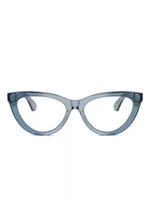 Burberry Cat Eye Glasses - Blue