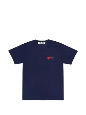 Play Comme Des Garcon Double Heart T-shirt