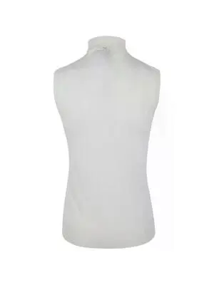 Sportmax Max Mara Sleeveless Ribbed Trim Turtleneck Top