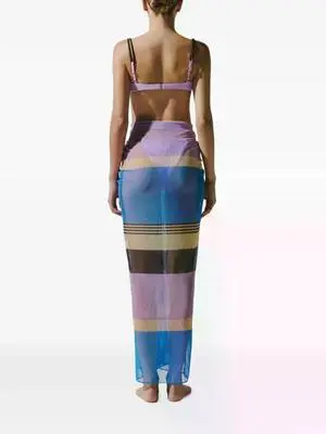 BAOBAB Nia Draped Maxi Skirt - Purple