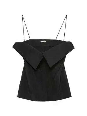 A.M.G. Square Neck Spaghetti Strap Top
