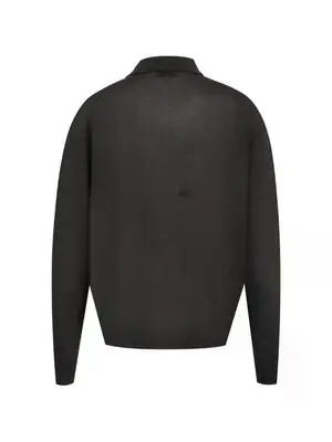 Studio Nicholson Zip-up Polo Sweater