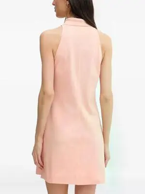 Lacoste Sleeveless Mini Polo Dress With Piqué Texture