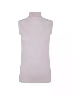 Max Mara Sleeveless Roll-neck Sweater