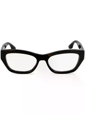 Victoria Beckham Rectangle Frame Eyeglasses - Brown