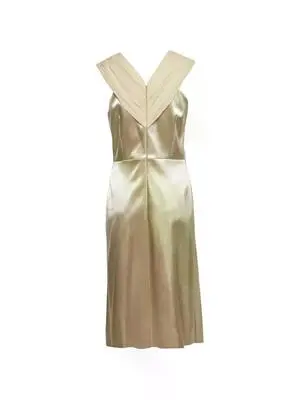 CHRISTOPHER KANE Sleeveless V-neck Midi Dress