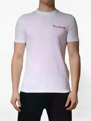 PRESIDENT’S Logo-embroidered T-shirt