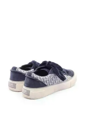 Dior B33 Oblique Canvas And Suede Lace-up Sneakers