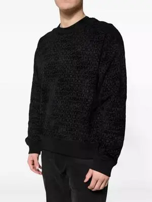 Dolce & Gabbana Logo Print Crew Neck Sweater