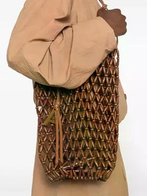 A.M.G. Beaded Shoulder Bag