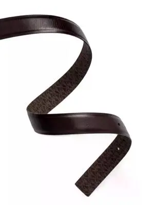 Michael Kors Logo Buckle Belt - Brown