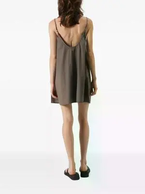American Vintage Cotton A-line Mini Dress With Adjustable Straps