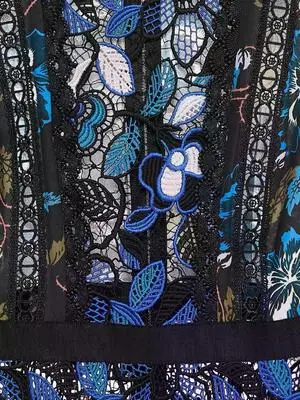 SELF-PORTRAIT Floral Lace Dress