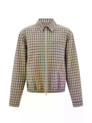 FERRAGAMO Checked Bomber Jacket