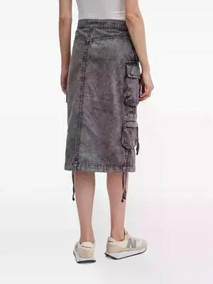 Alpha Industries Cargo Pockets Midi Skirt