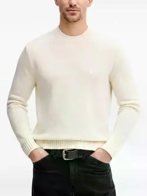 BENETTON Crew Neck Logo Sweater